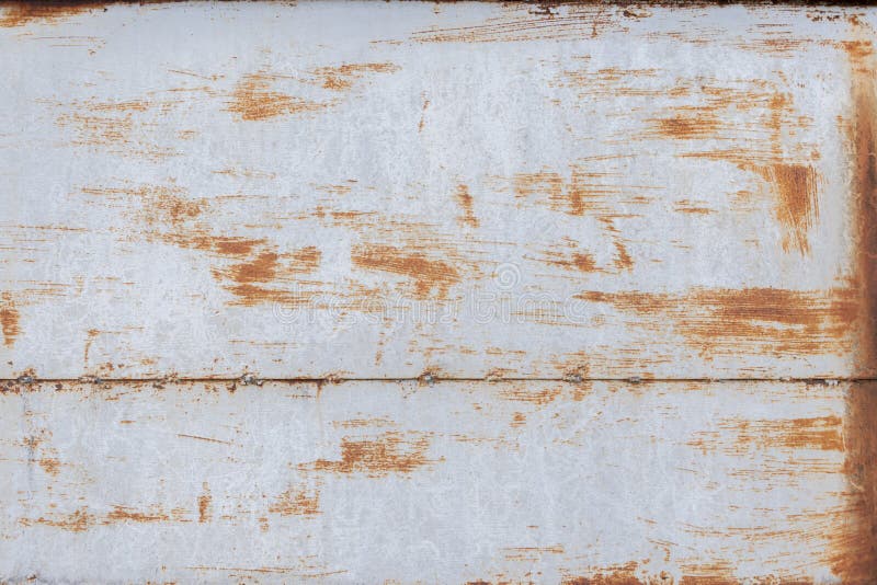 Rust on an Old Wall Background, a RUSTY JOINT or WELDING SEAM. Stock ...