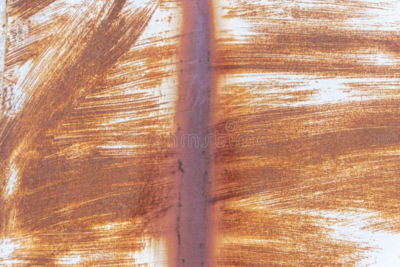Rust on Arc Welding Red Metal Wall Stock Image - Image of brown, dirty ...