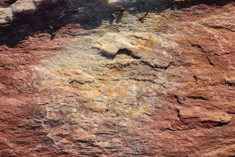 Rust Orange Detailed Rock Background Texture Stock Image - Image of ...