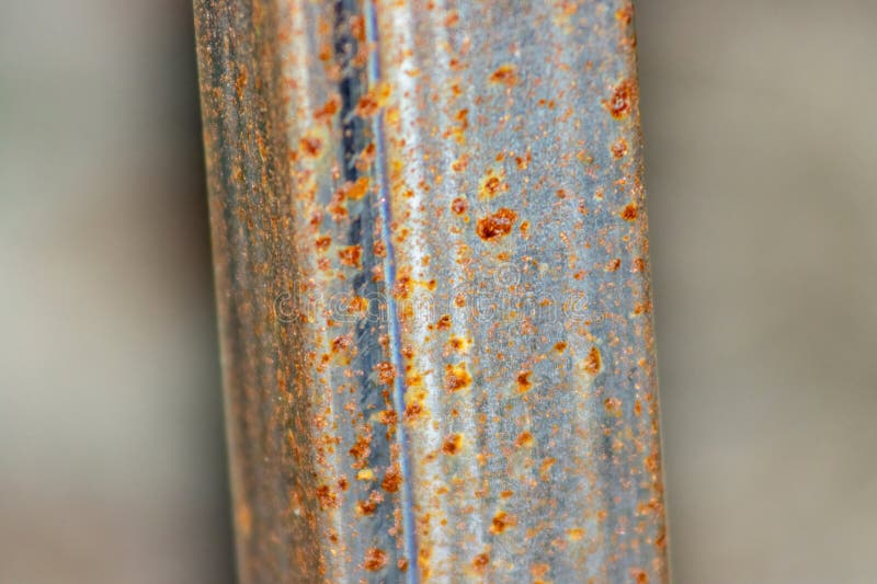 Rust from Oxidation on Steel Close Up Stock Photo - Image of circle ...