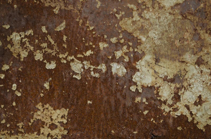 Rust and Oxidized Background. Old Iron Panel. Red, Brown and Black Rust ...