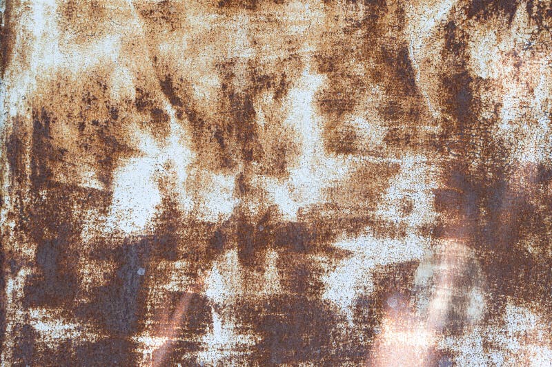 Rust and Oxidized Metal Background. Grunge Rusty Old and Dirty Metal ...