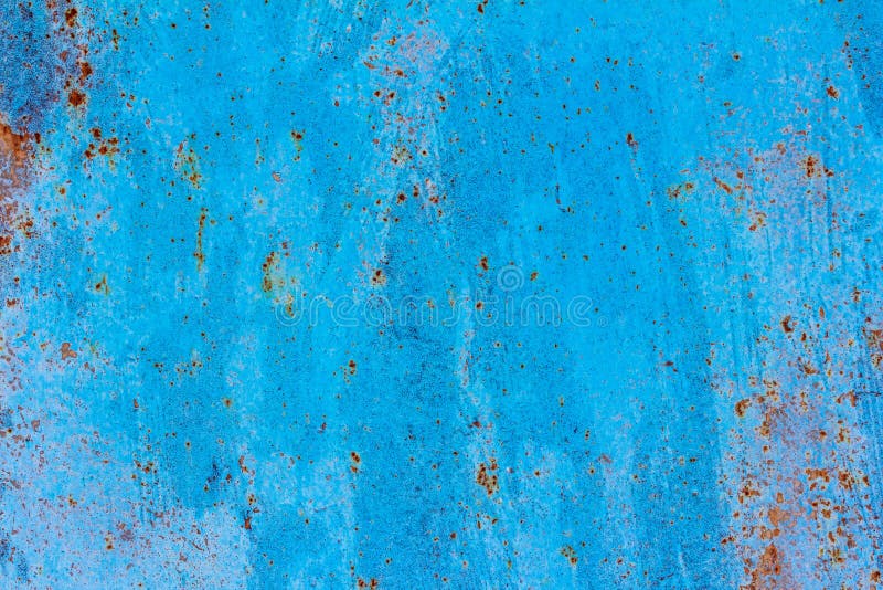 Rust Paint Texture. Background of Old Painted Sheet Metal with Rust ...