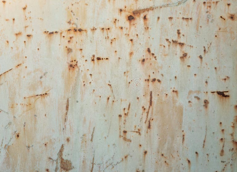 Rust on the Painted Iron. Texture Stock Photo - Image of brown, detail ...