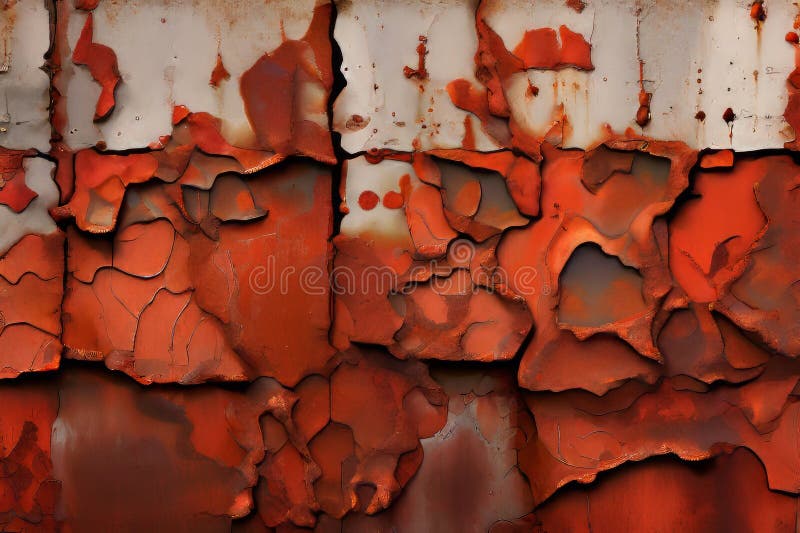 Rust a Pattern Featuring Stylized Rust Textures and Colors Stock ...