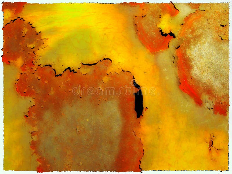 Rust peeling paint stock image. Image of rust, cracked - 4249427