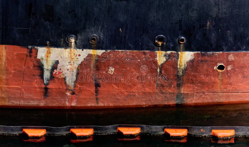 Rust on Old Ship stock image. Image of shipping, rusty - 251069137