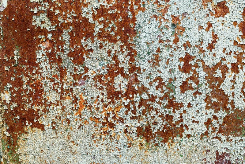 Rust and peeling paint stock photo. Image of aging, grain - 78768768