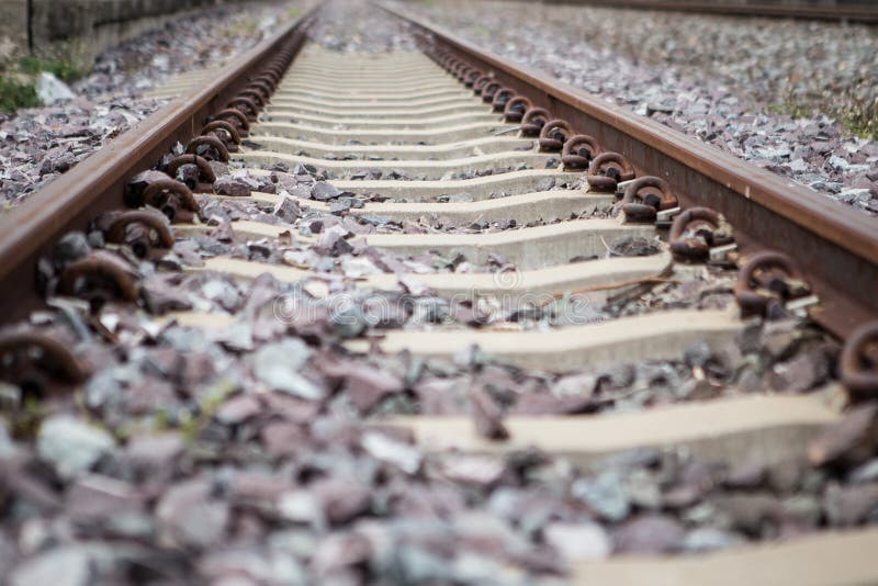 Rust Railroad Tracks Texture Stock Photo - Image of railway, iron ...
