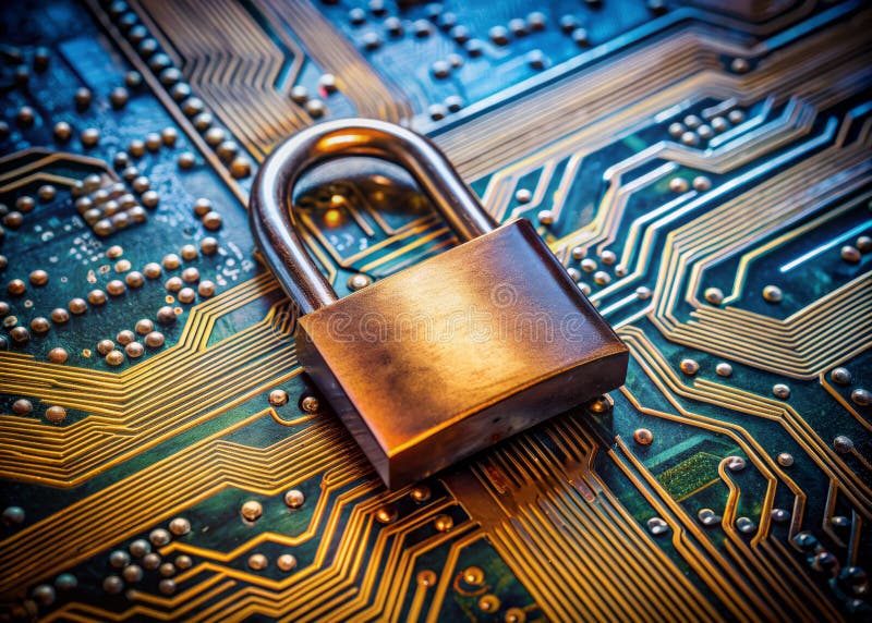 Advanced Technological Security Measures Stock Illustrations – 418 ...