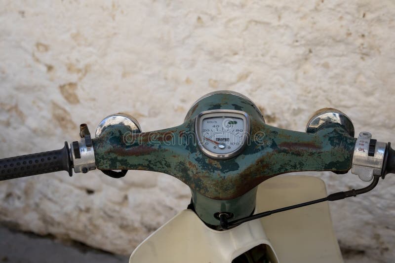 Rust and Ride, Vintage Cub Speedometer Stock Photo - Image of efficient ...