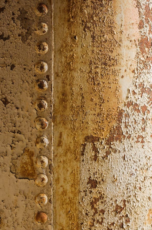 Large rusty rivets stock image. Image of industrial, oxidized - 15349935