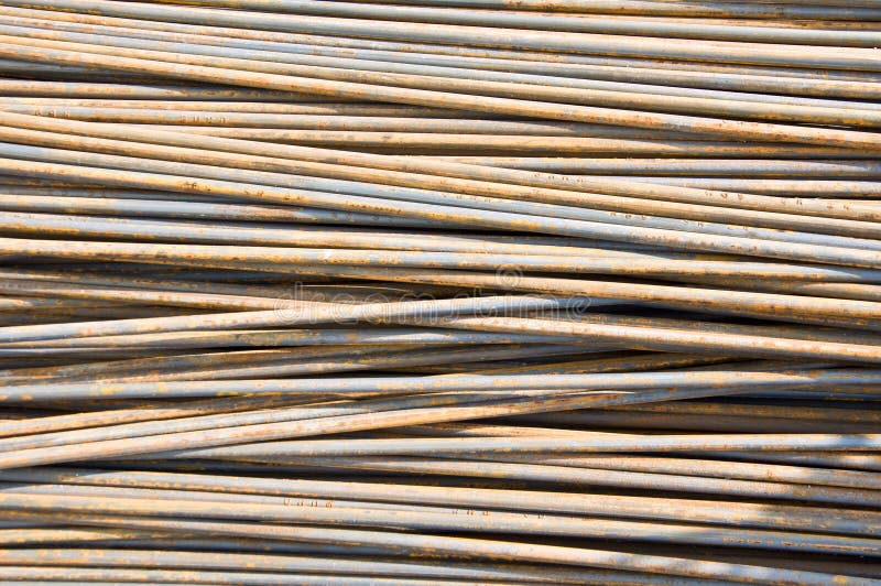 Rust on rod steel stock image. Image of reinforce, converge - 34250781