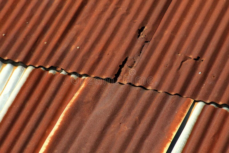 Rust roof pattern stock photo. Image of background, material - 26296582