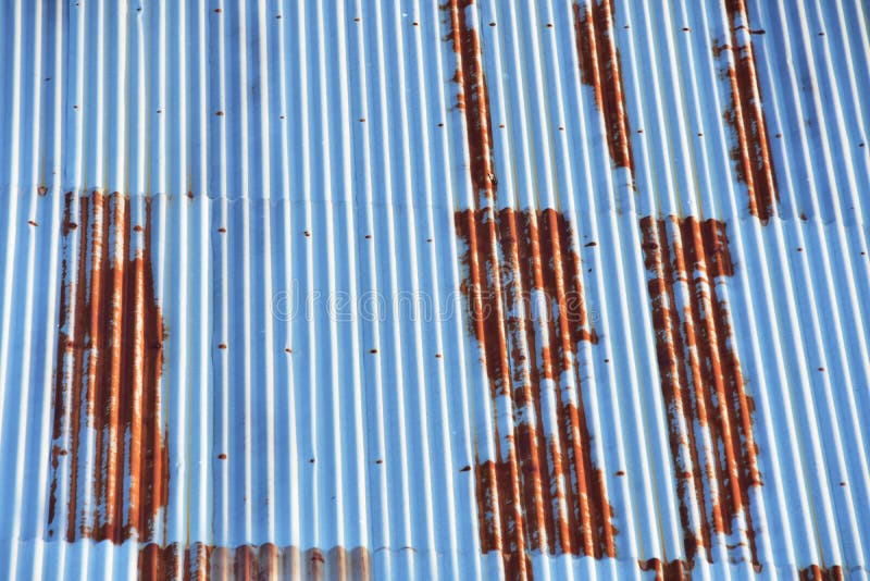 Rust on the roof. stock image. Image of roofing, plate - 91204237