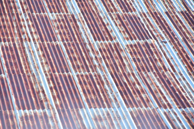 Rust on the roof. stock photo. Image of grunge, corrugated - 91204672