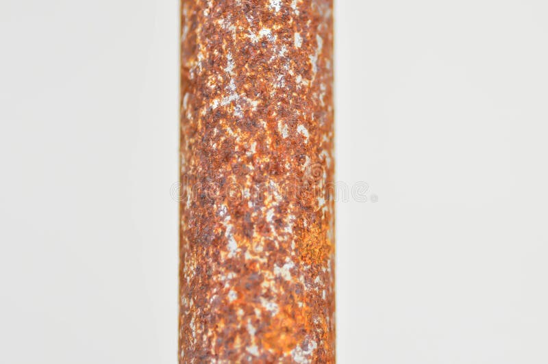 Rust Rust Casing Or Rust Duct Or Rust Pipe Or Old Pipe Stock Image
