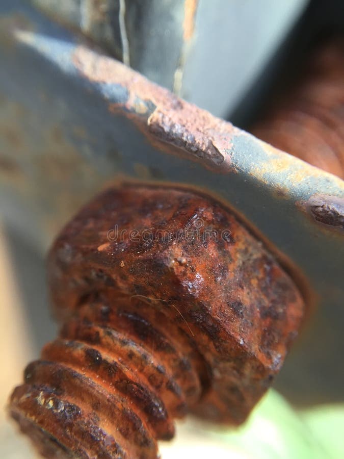 Rust stock image. Image of rust, gate, macro, metal, oxidation - 51426925