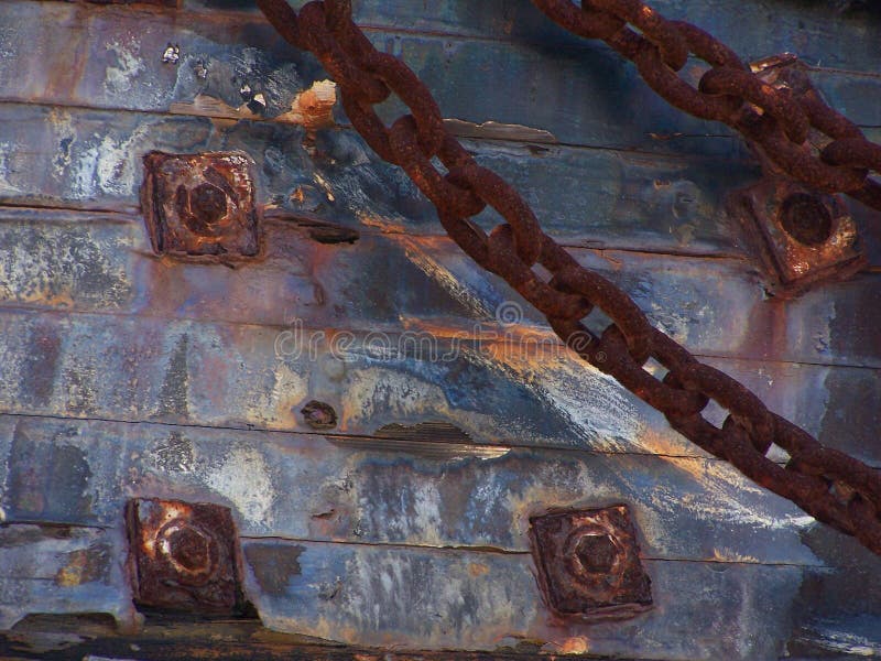 Rust stock photo. Image of orange, iron, bolts, boats - 64447378