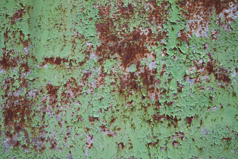 Rust and Scratched Paint on Metal. Texture Background Stock Image ...