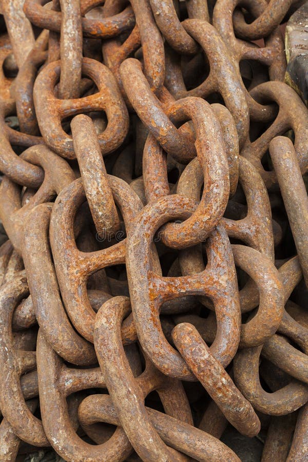 Rust ship chain stock photo. Image of boat, close, navy - 29659778