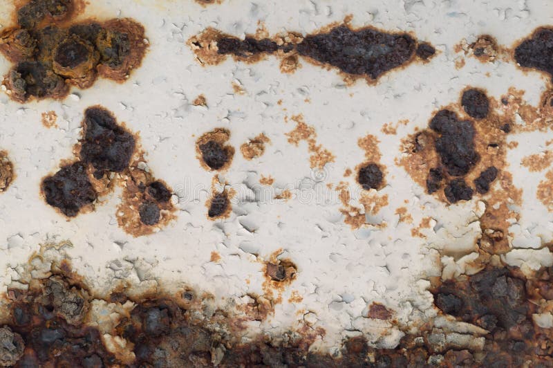 Rust Spot on Iron Texture Background Stock Image - Image of rough ...