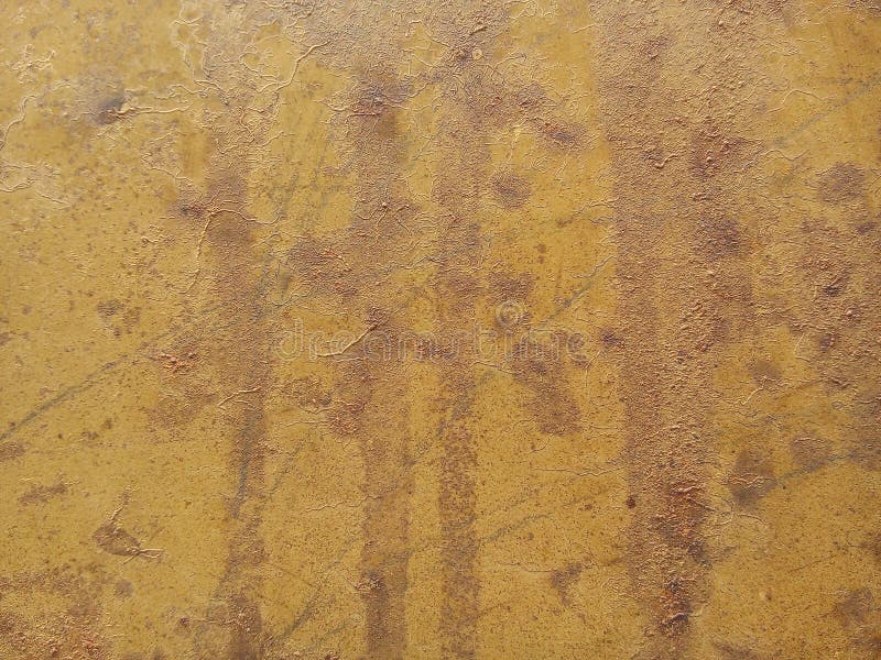 Rust and stain on metal. stock photo. Image of brown - 165730122