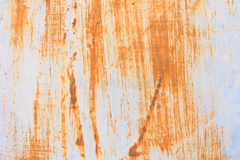 Rust Stain on Diamond Plate Background. Stock Photo - Image of dirty ...