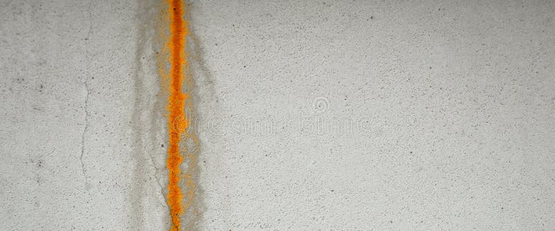 Rust Stain on Plaster on Beige and White Concrete Wall Stock Photo ...