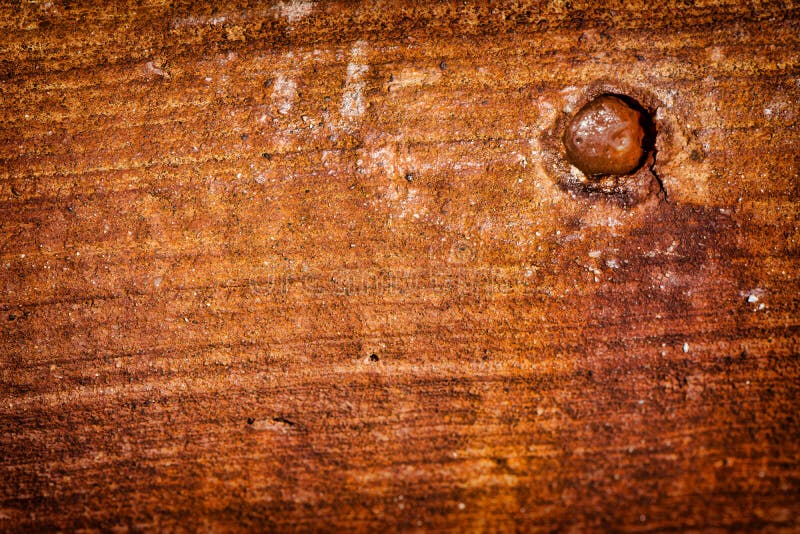Rust Stained Concrete with Hole Stock Image - Image of streak, brick ...