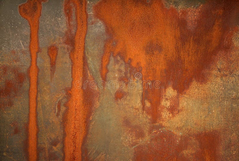 Rust Stained Metal Background Stock Photo - Image of design, abstract ...