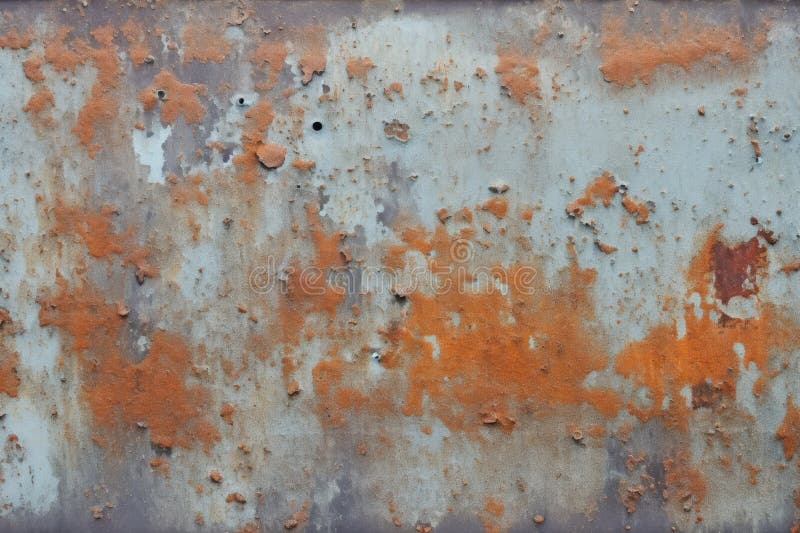Rust Stains on Galvanized Metal Plates Stock Illustration ...
