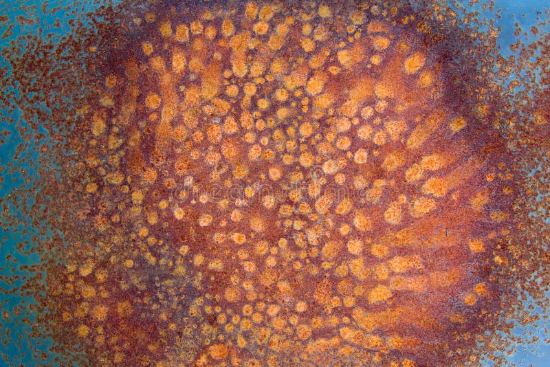 Rust Stains On The Metal Surface Stock Photo - Image of metal ...