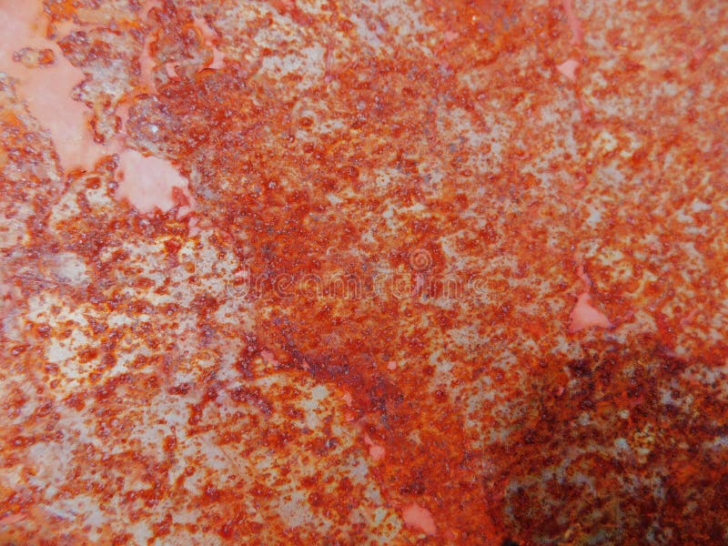 Rust Stains on the Old Iron Plate Stock Image - Image of pattern ...