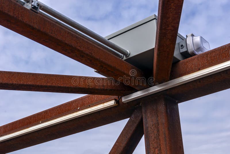 Rust stock photo. Image of structure, steel, wires, backround - 178889176