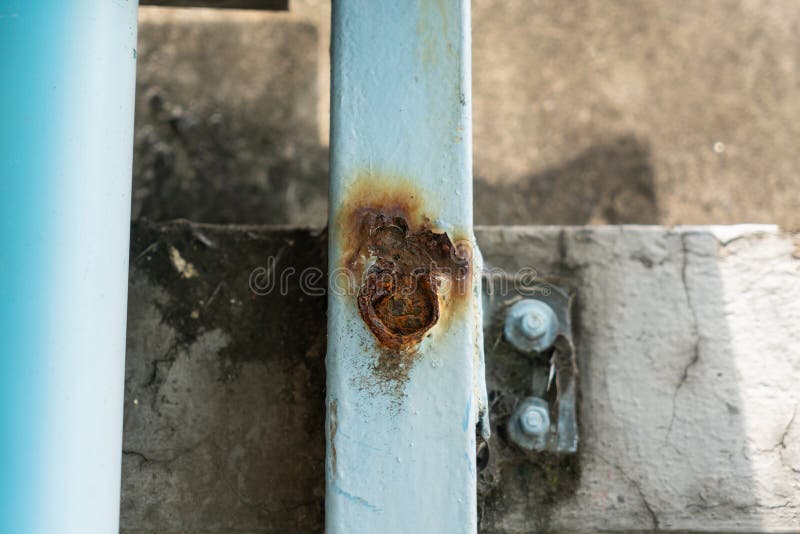 Rust on steel beams stock photo. Image of macro, corrosive - 342497634