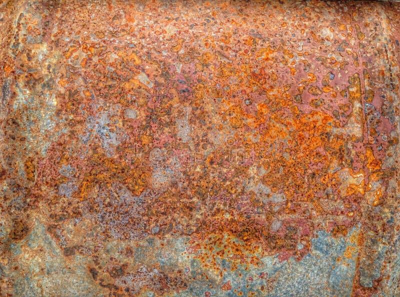 Iron with rust stock image. Image of close, detail, cracked - 1443781