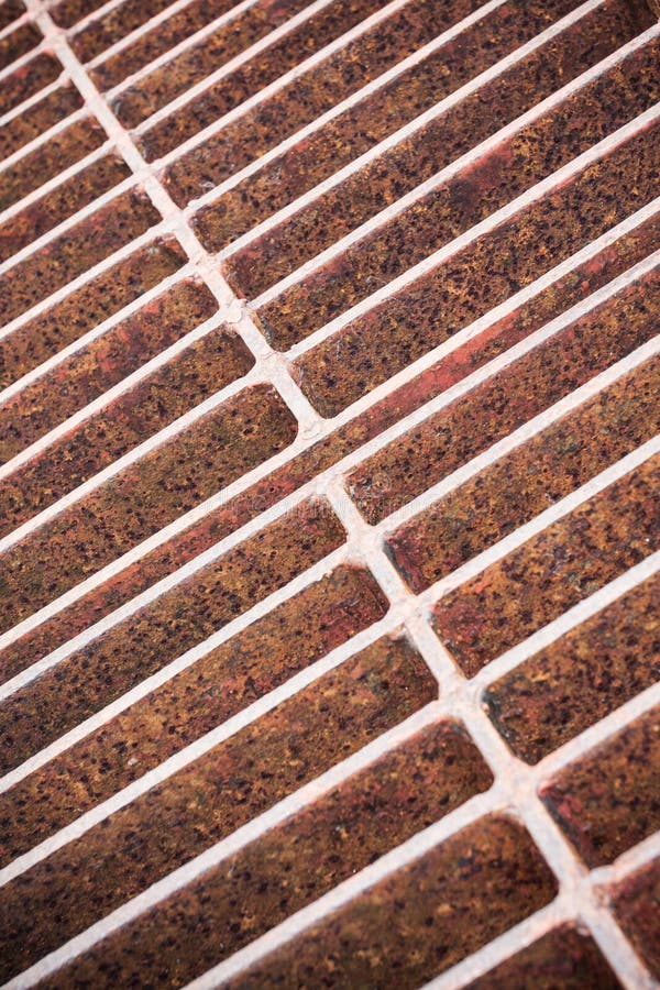 Rust steel grating stock image. Image of grid, rust, street - 45028577