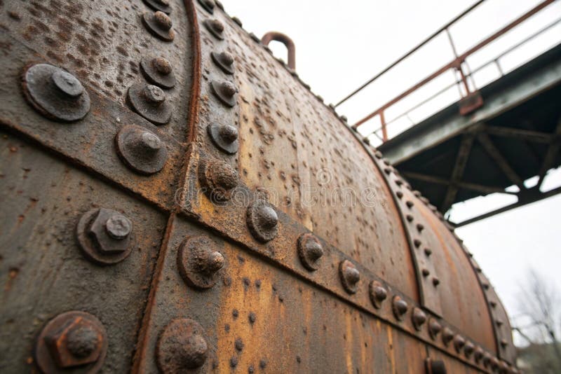 Metal Texture Rivets As Steam Punk Background Stock Illustrations – 3 ...