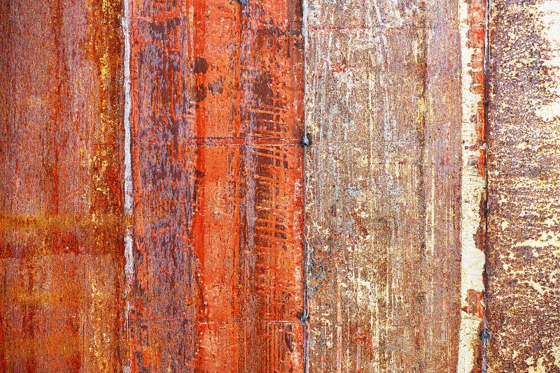 Rust on Steel Structural Columns & Post Stock Image - Image of aged ...