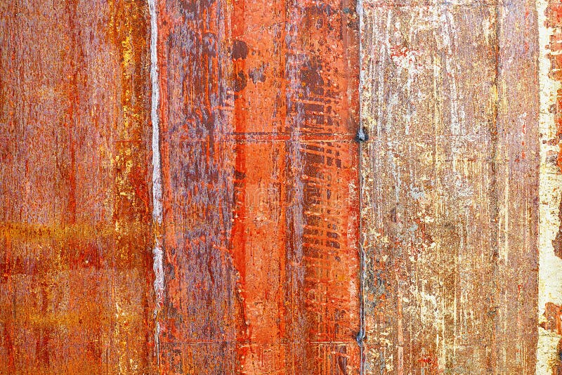 Rust on steel plate stock photo. Image of weathered, abstract - 95887602