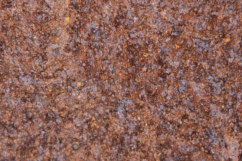 Rust on steel plate stock photo. Image of eroded, copper - 126320610