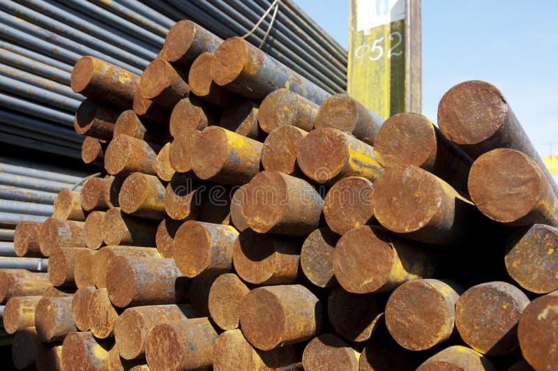 Steel rods stock photo. Image of bars, ferro, abstract - 17825394