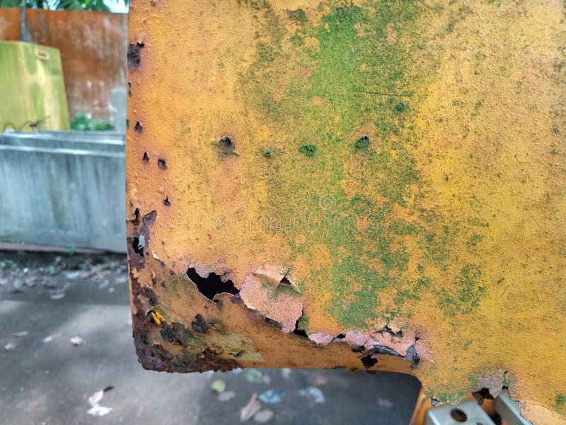 Rust on the Steel Surface because of Oxidation Make the Metal Porous ...