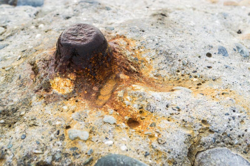 Rust and Stone stock photo. Image of durability, iron - 53340522