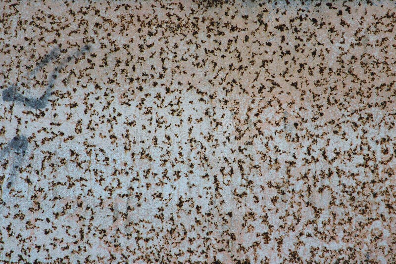 Rust on the Surface Forms an Interesting Pattern Stock Image - Image of ...