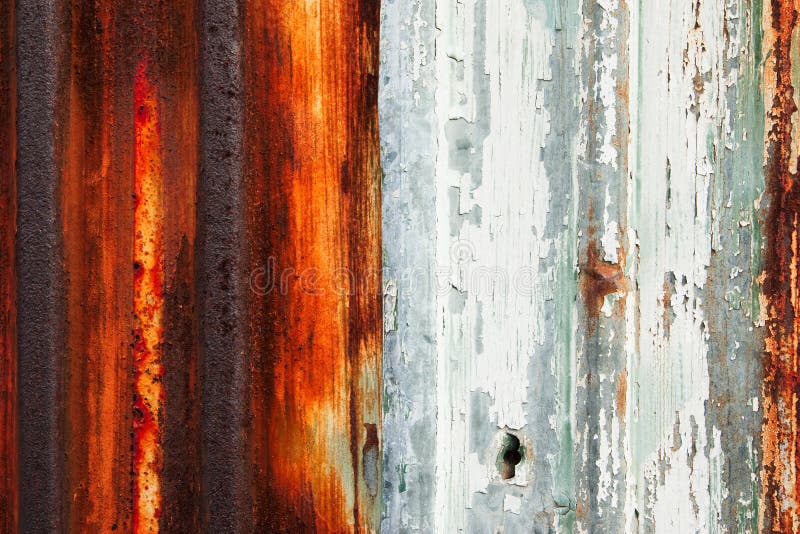 Rust on Surface of Iron Plate Stock Image - Image of texture, wood ...