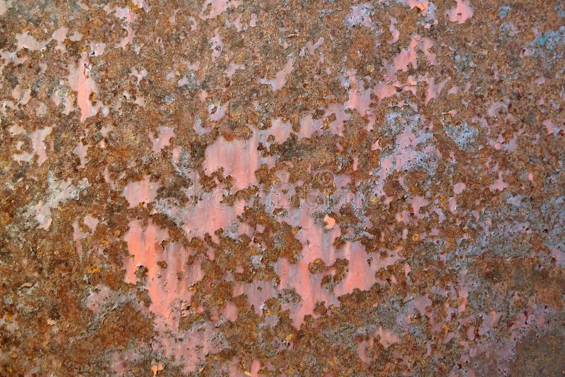 Rust Red Metal Texture Background Stock Image - Image of retro ...