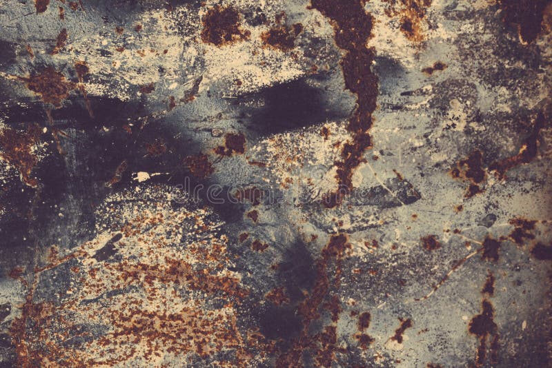 Rust Texture. Colorful Rusty Old Scratched Metal Textured Background ...