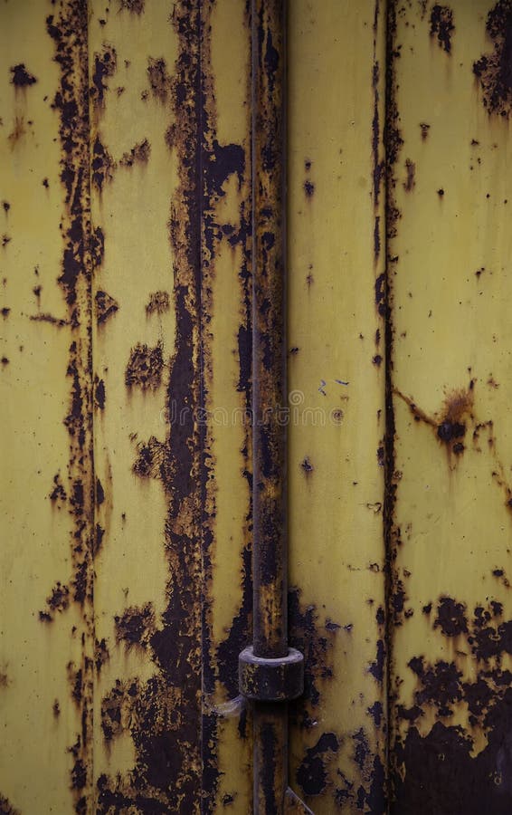Rust texture on metal wall stock photo. Image of background - 194751626